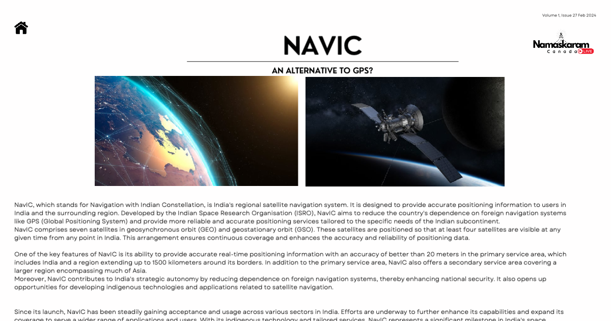 NAVIC NAMASKARAM CANADA